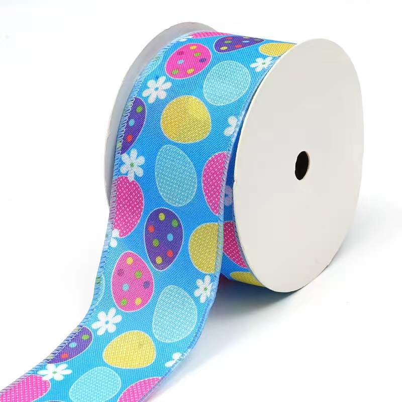 Easter Ribbon wired ribbon ribbon bow - diydreamcraft